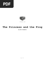 Script The Princess and The Frog | PDF