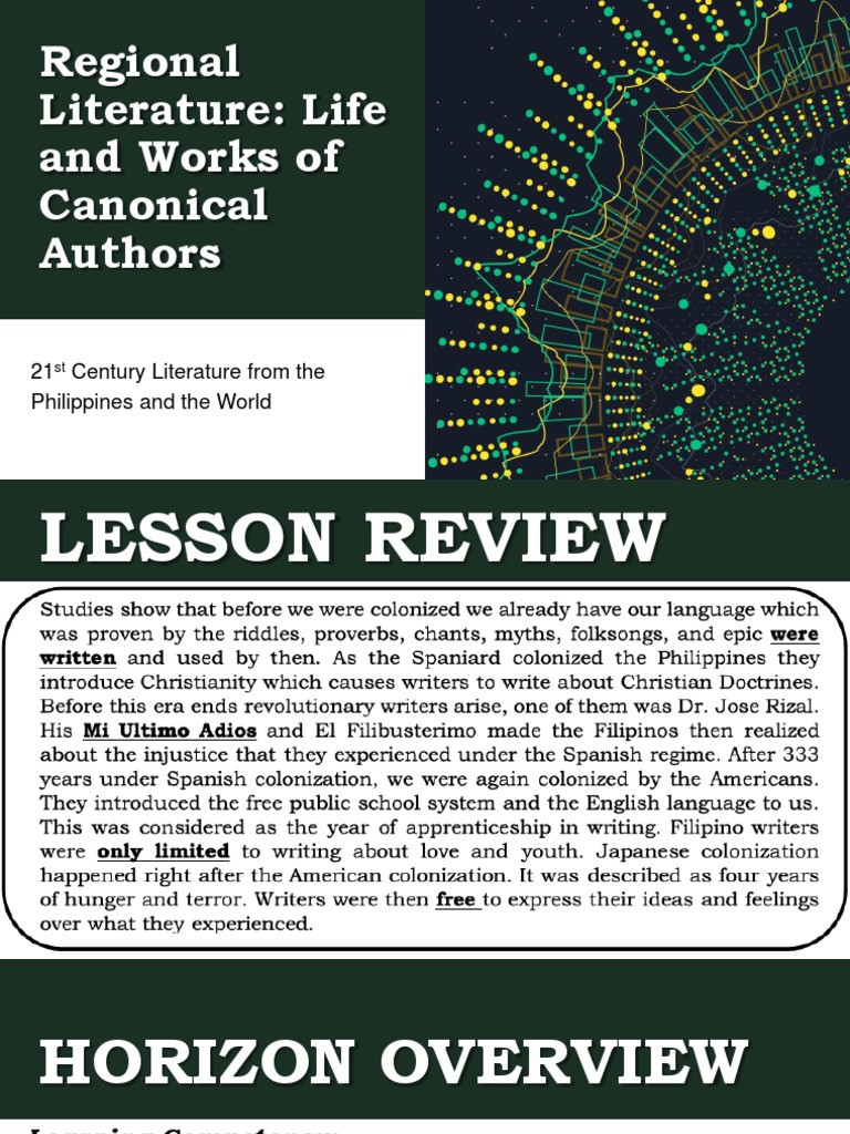 Regional Literature and Canonical Authors | PDF | Writers | Essays