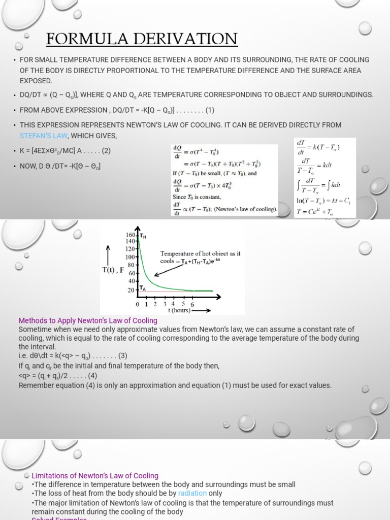 Formula Derivation: Stefan'S Law | PDF | Integral | Temperature