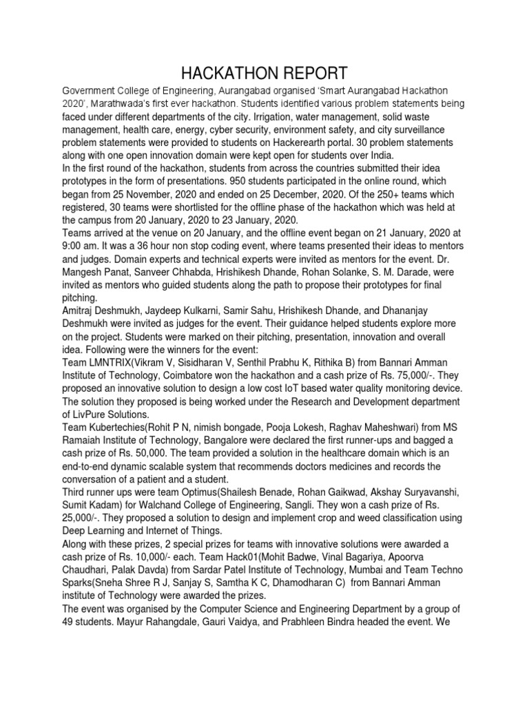 Hackathon Pdf Internet Of Things Computing