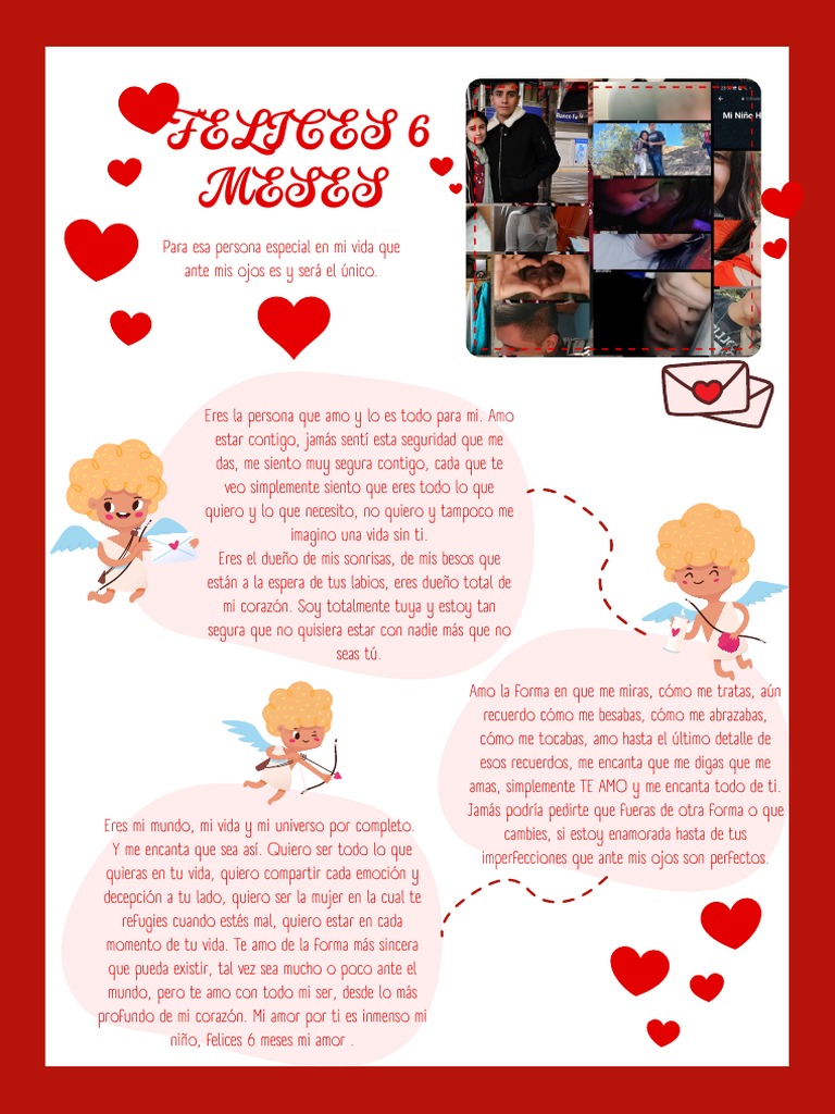 Felices 6 Meses | PDF