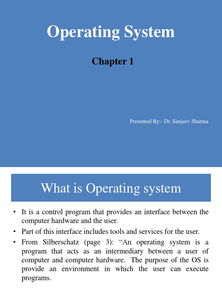Operating System: Presented By:-Dr. Sanjeev Sharma | PDF | Scheduling (Computing) | Process ...
