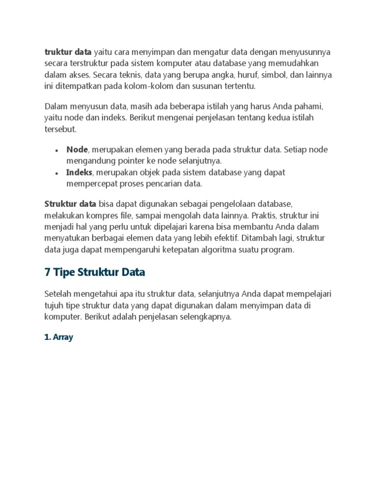 Struktur Data | PDF
