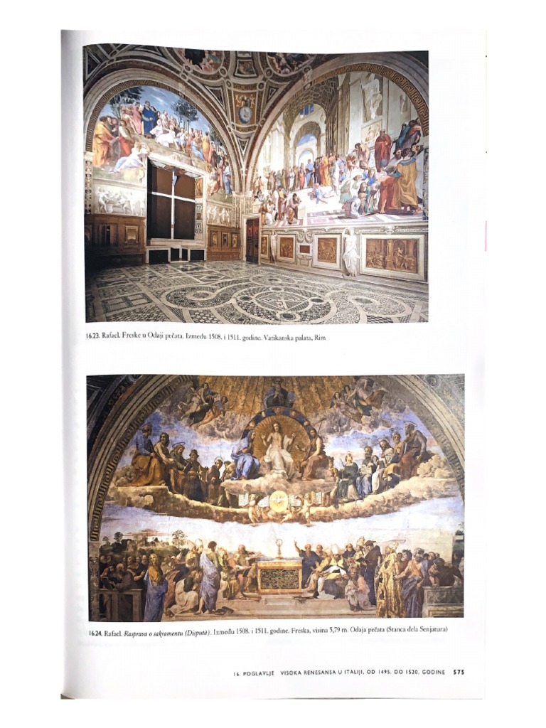 16.23. Rafael. Freske U Odaji Pedata. Izmedu 1508. I 1511. Godine. Vatikanska Palata, Rim | PDF