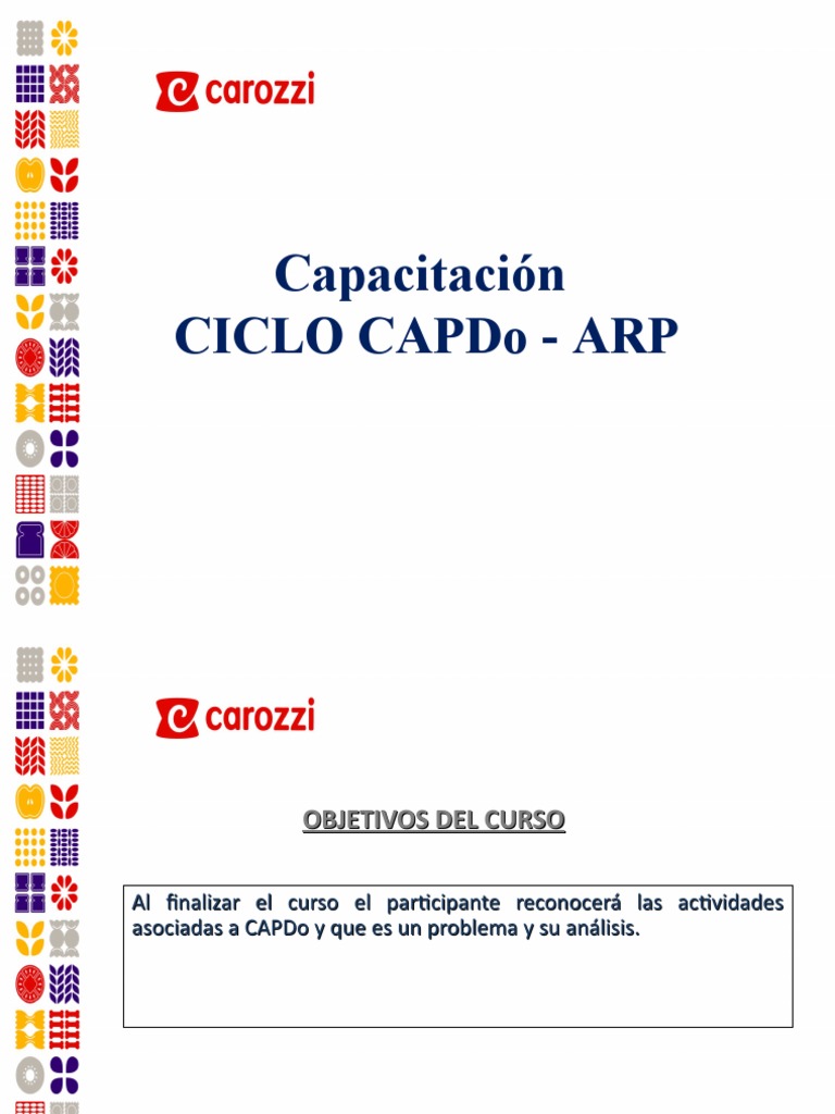 Capacitación Ciclo Capdo - Arp | PDF