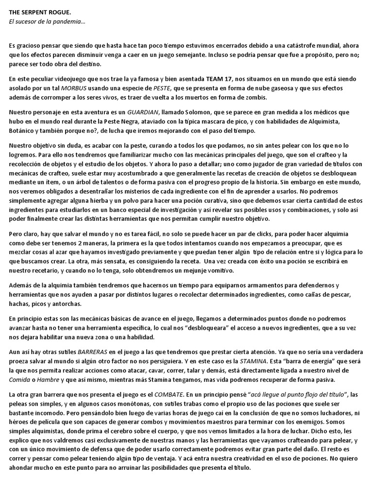 The Serpent Rogue | PDF