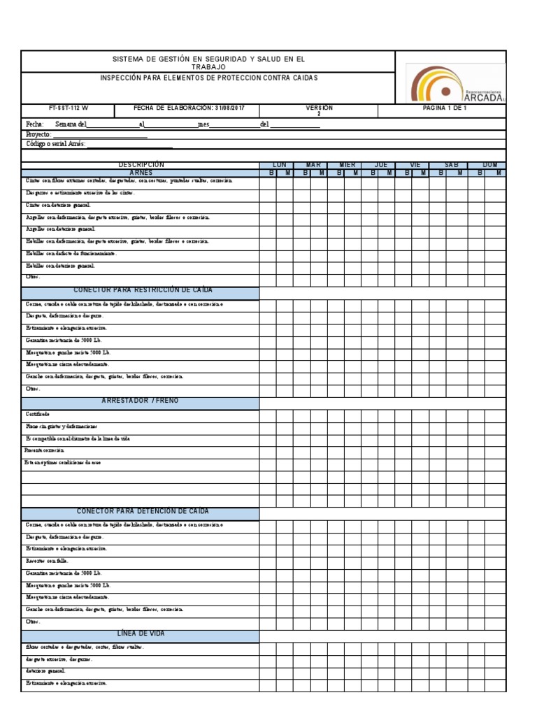 Formato Inspecion Epcc | PDF | Bienes manufacturados | Equipo