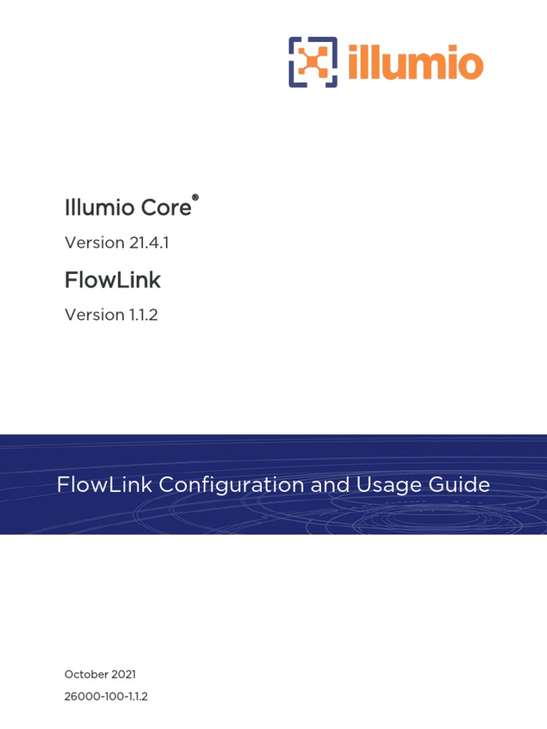 Illumio Core FlowLink Configuration and Usage Guide 1.1.2 | PDF | Ip ...