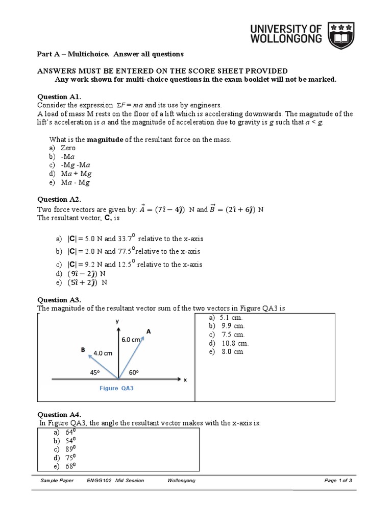 Sample Paper 2 | PDF | Force | Euclidean Vector