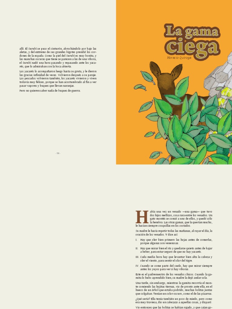 La Gama Ciega Quiroga | PDF