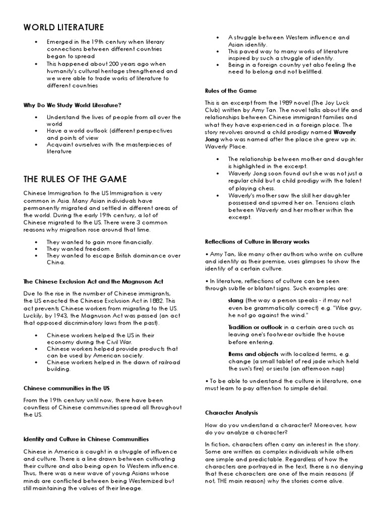 Understanding World Literature and Identity | PDF