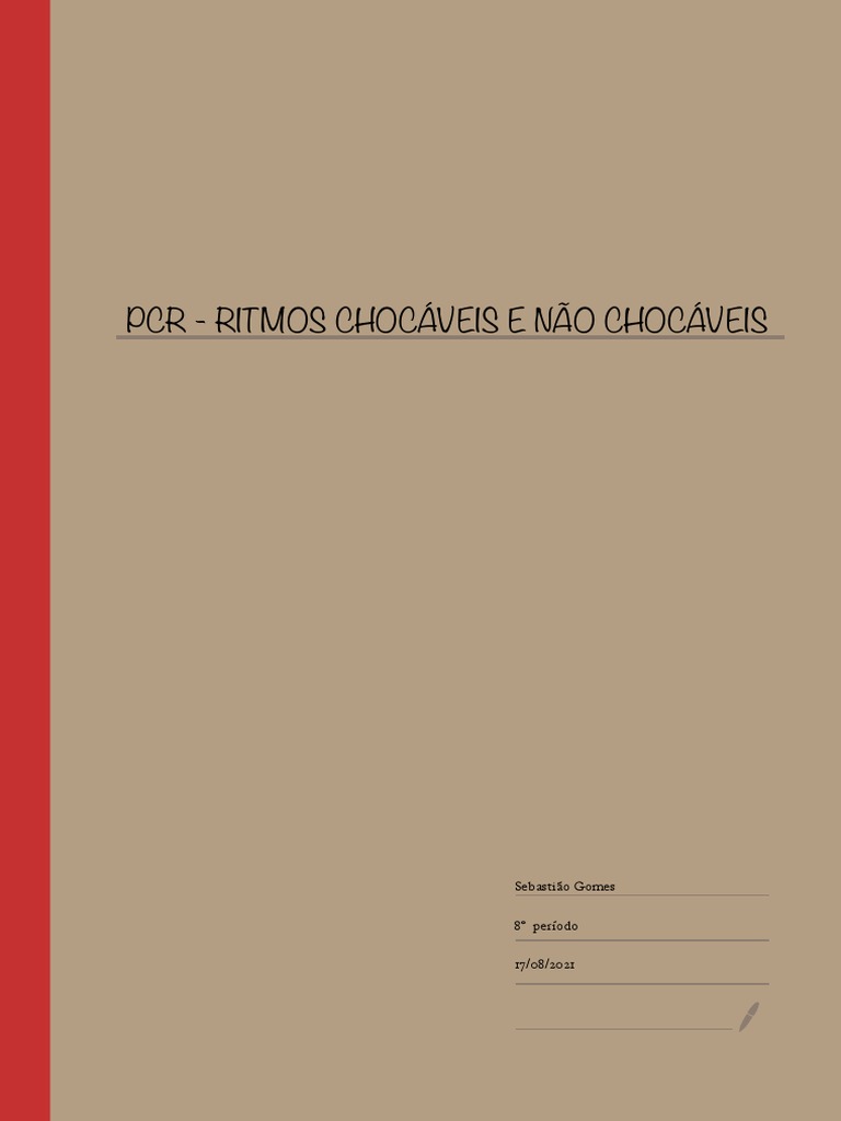 PCR - Ritmos Chocáveis e Não Chocáveis | PDF | Reanimação ... PCR - Ritmos Chocáveis e Não Chocáveis | PDF | Reanimação ...