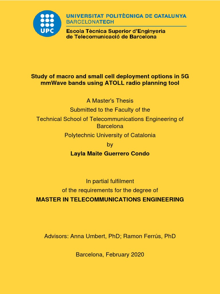 Study of Macro and Small Cell Deployment Options in 5G Mmwave Bands ...