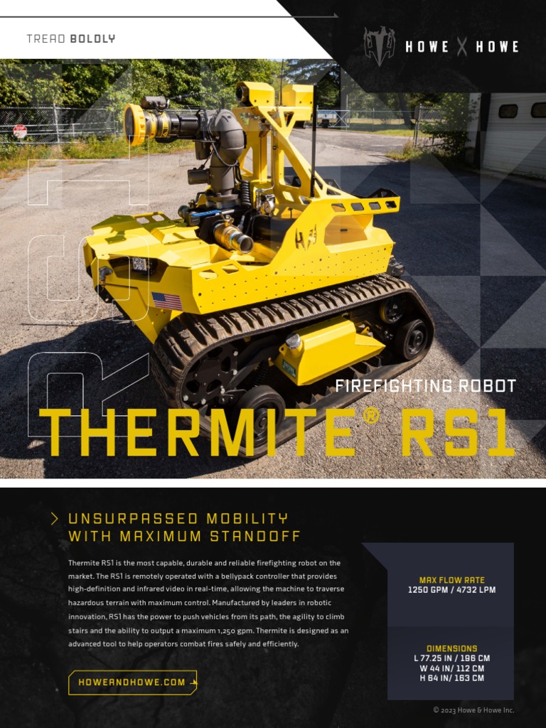 Thermite RS-1 - ISNR - 2023 - 0 | PDF | Firefighting | Vehicles