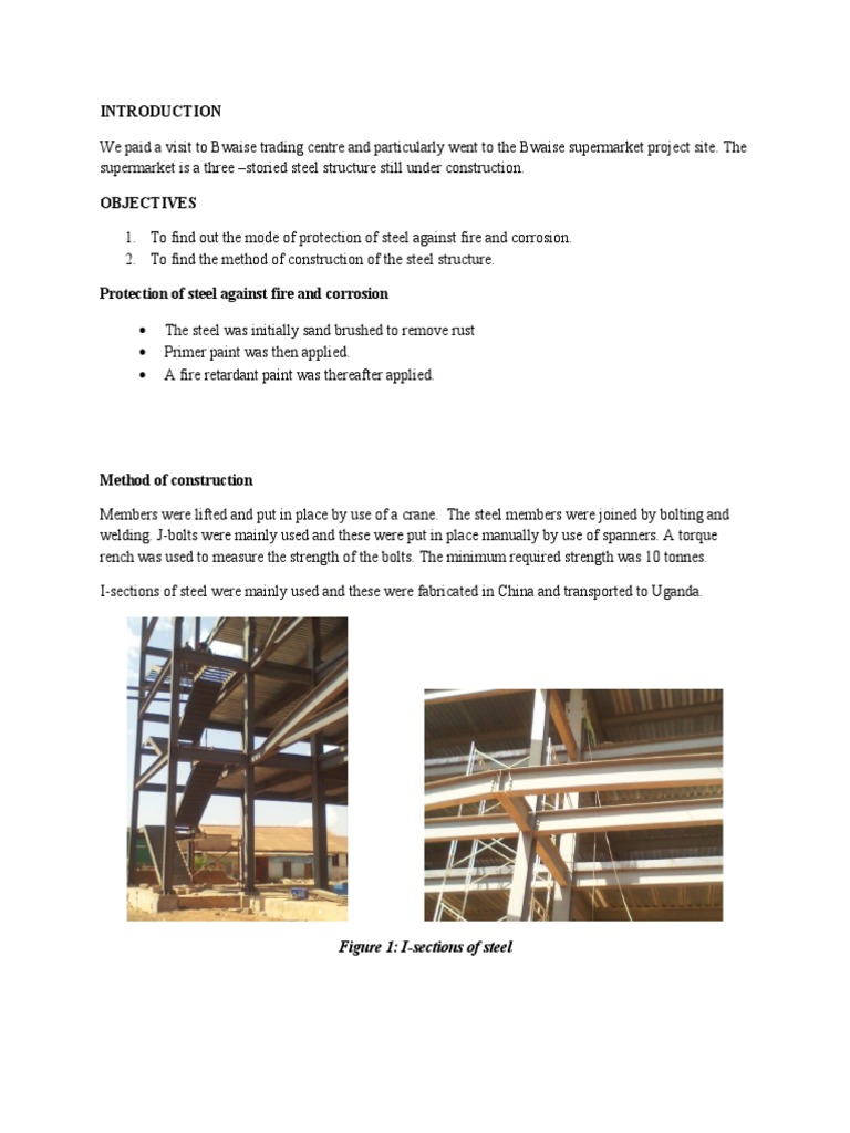Bwaise Supermarket Construction Methods | PDF