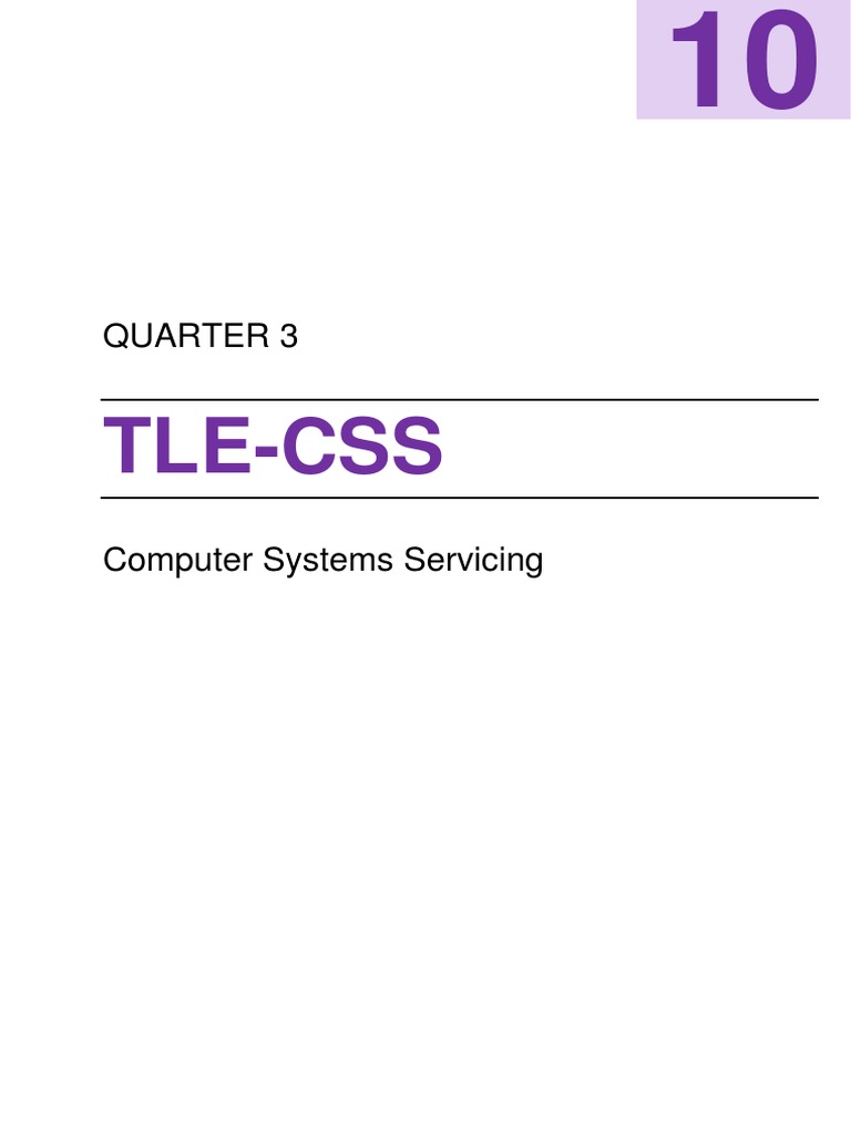 Q3 Tle CSS 10 | PDF | Command Line Interface | Occupational Safety And Health