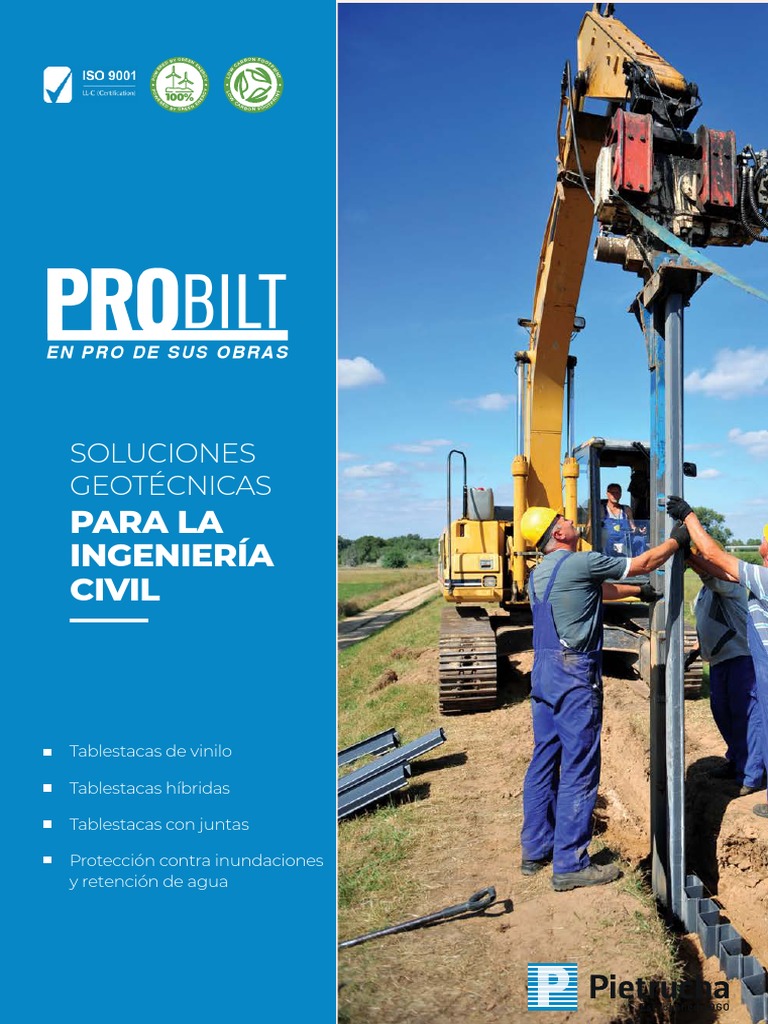 PRObilt PROpilling | PDF | Agua | Dique