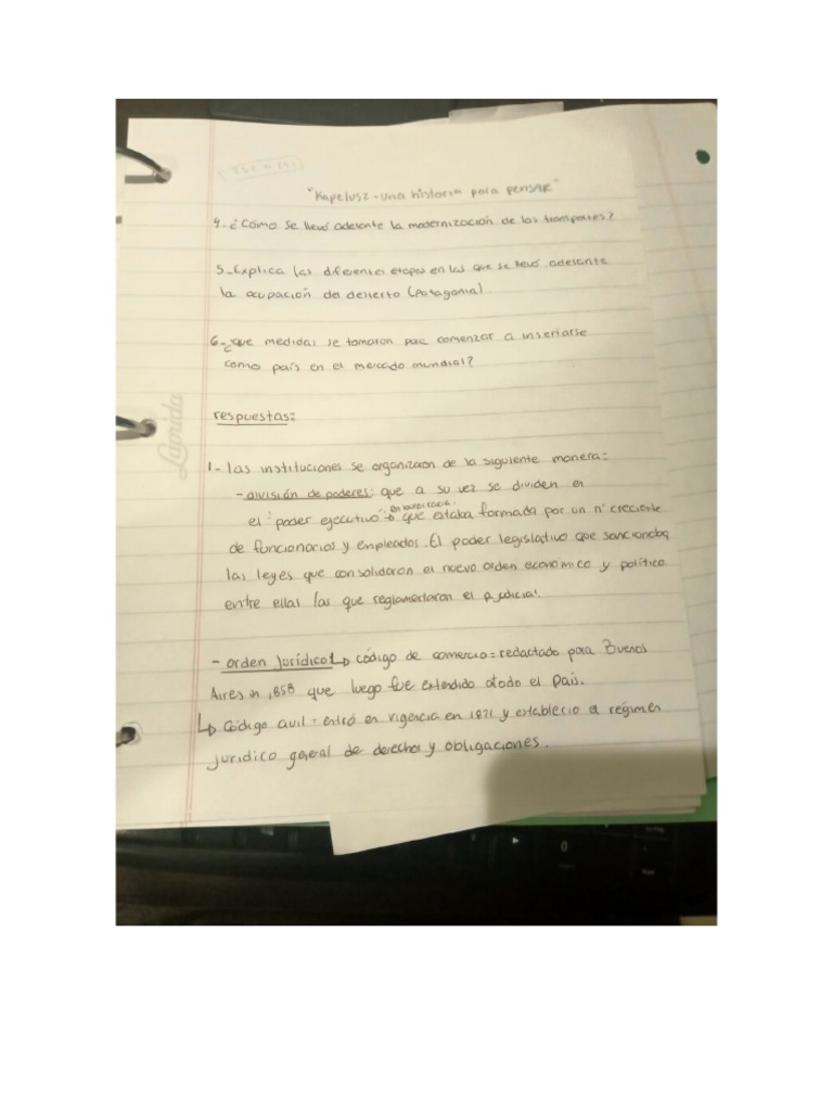 Kapelusz Una Historia para Pensar. Argentina Siglo XX | PDF