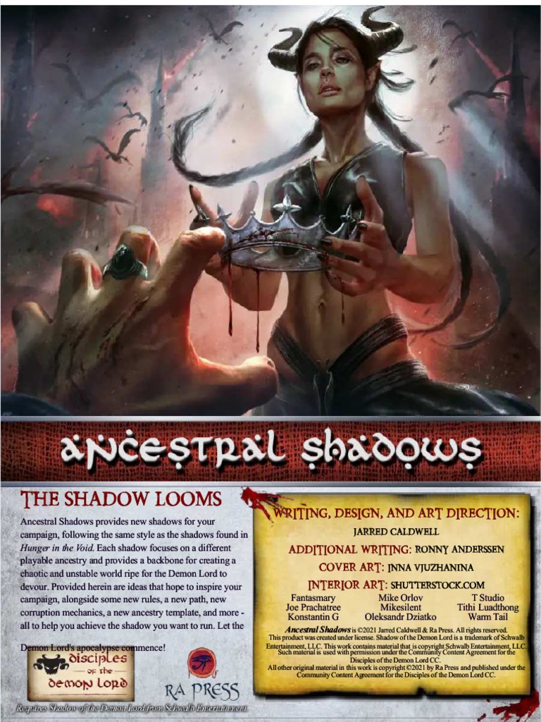 Ancestral Shadows | PDF | Canon Inc.