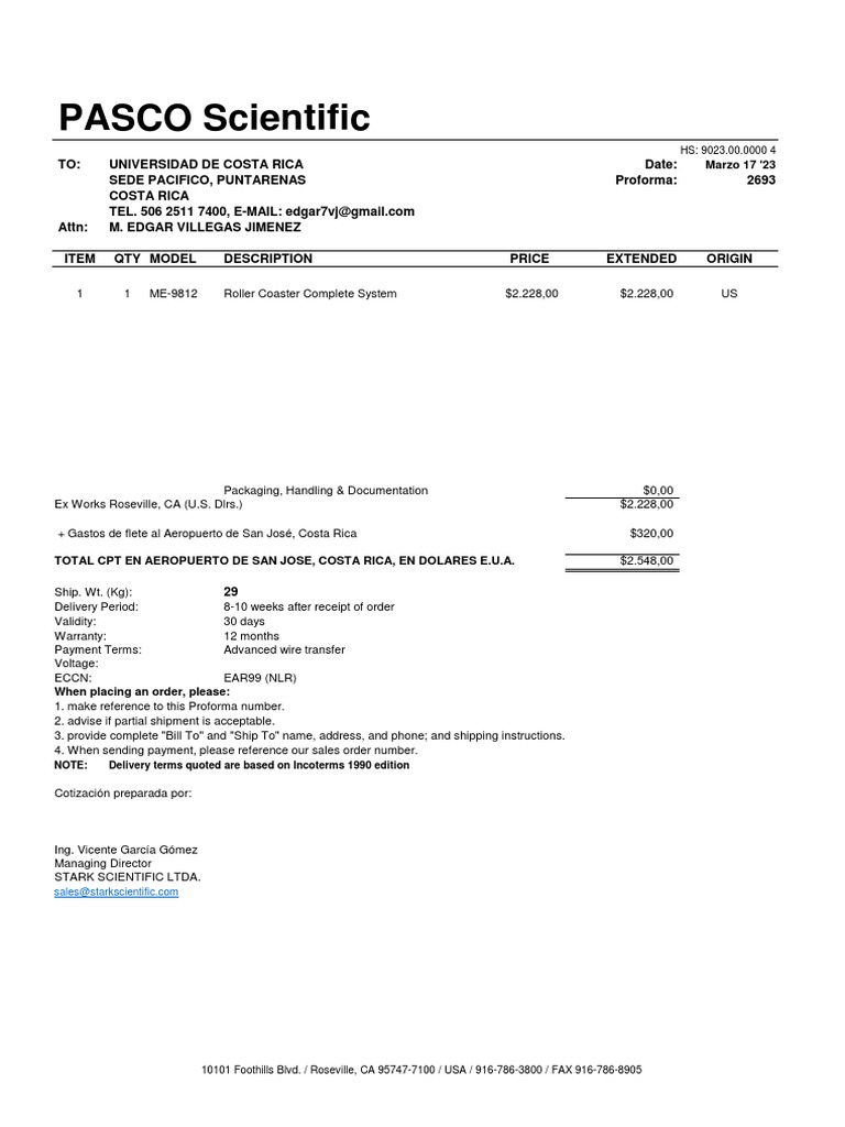 PASCO Scientific | PDF
