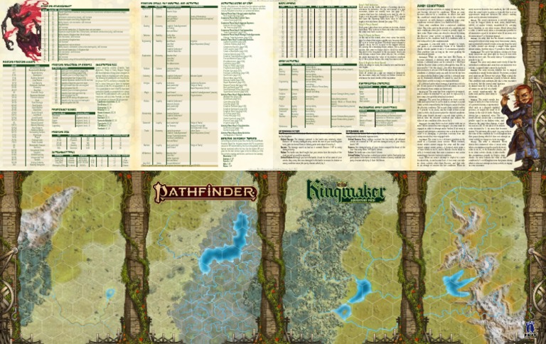 Pathfinder Kingmaker - DM Screen - Kingdom Management | PDF