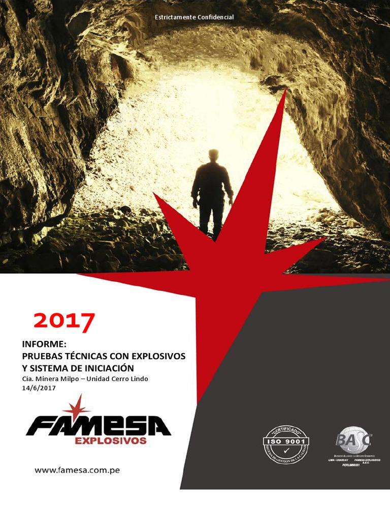 Informe Técnico de Pruebas Unidad Cerro Lindo Junio 2017 | PDF