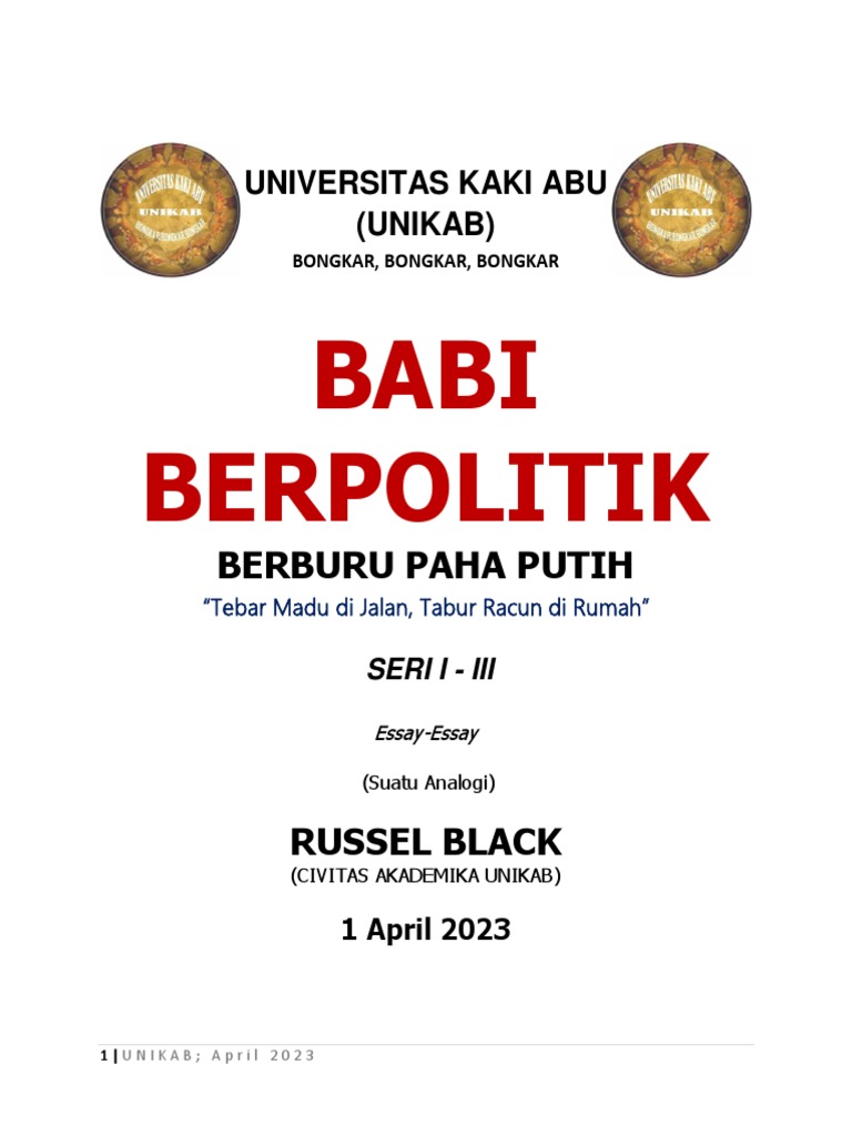 Babi Berpolitik: Berburu Paha Putih | PDF