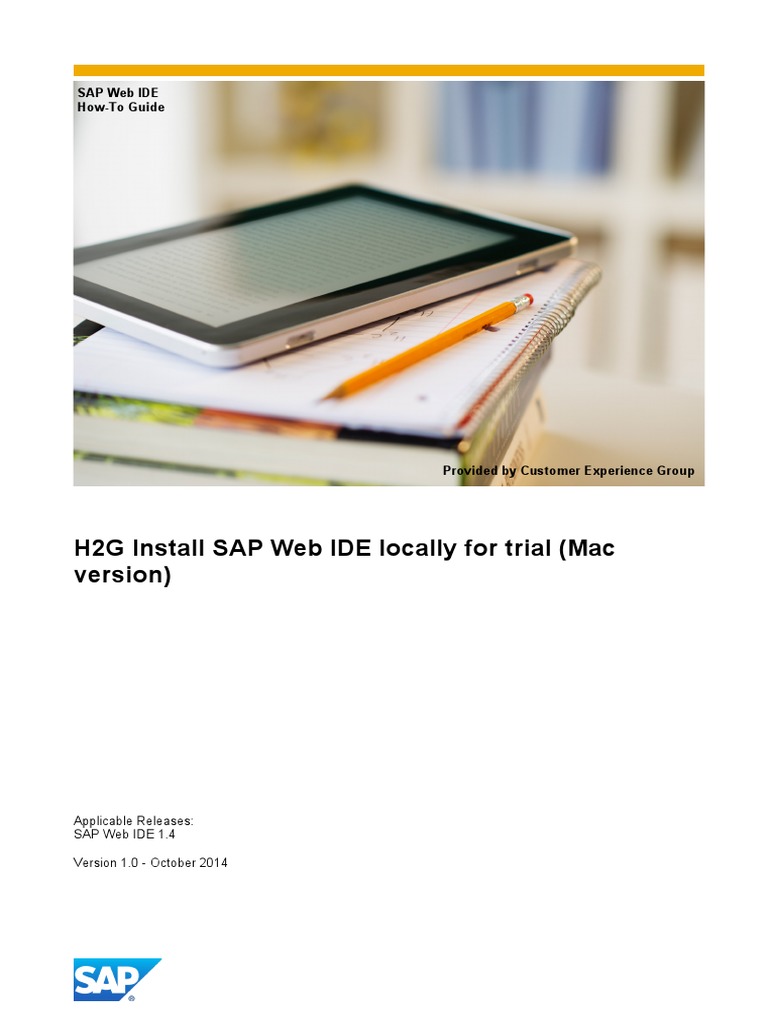 H2G Install SAP Web IDE Locally For Trial (Mac Version) | PDF | Java (Programming Language ...