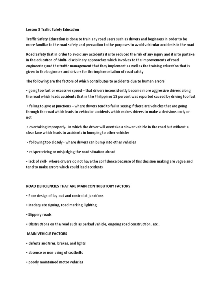 Risk Reduction in Driving Environments | PDF | Traffic Collision | Traffic