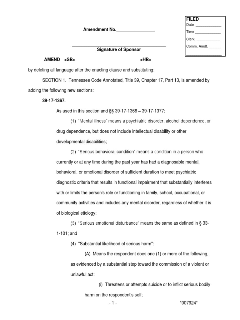 Temporary Mental Health Order of Protection (007924) | PDF ...