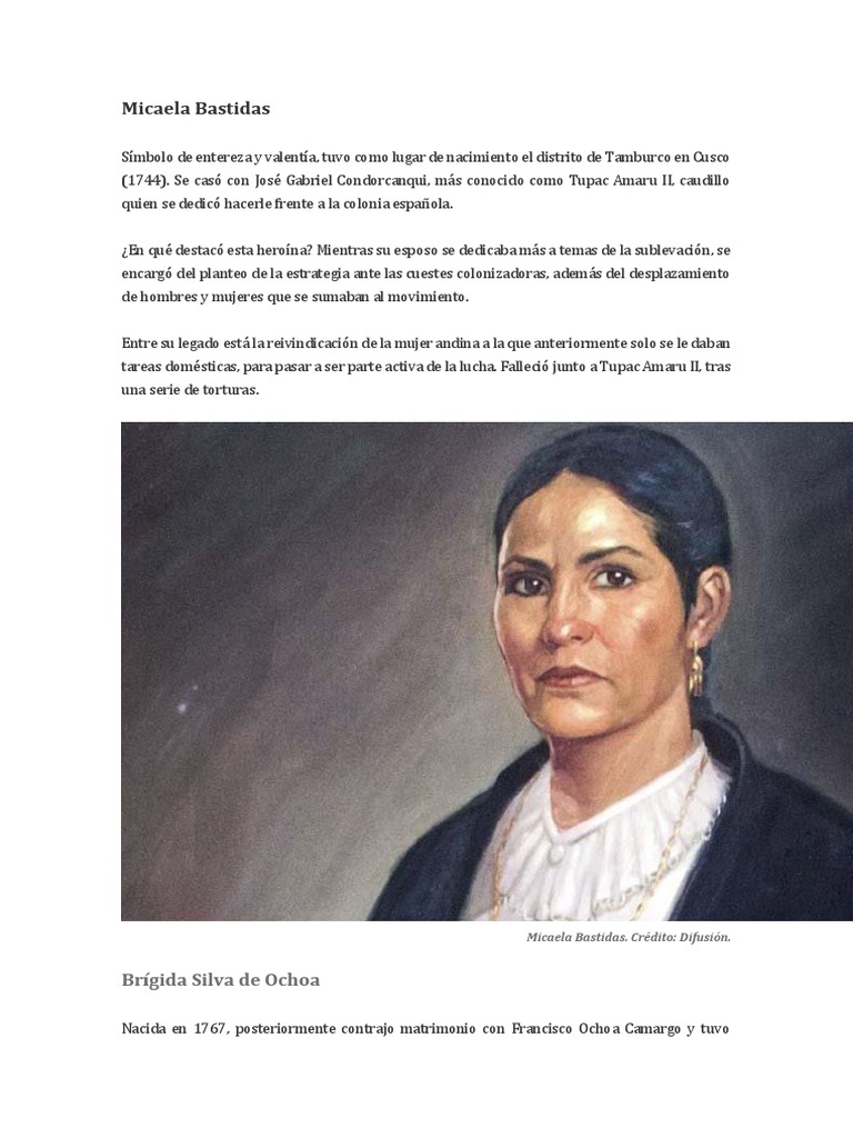 Micaela Bastidas | PDF