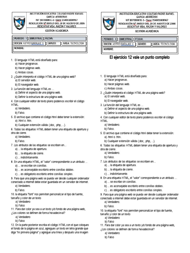 HTML 2 | PDF | HTML | Página web