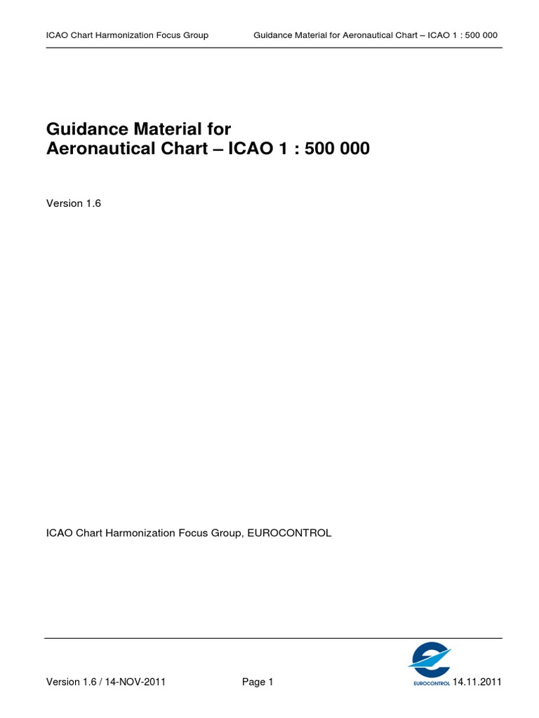 ICAO 1:500,000 Aeronautical Chart Guide | PDF | Sea Level | Aviation