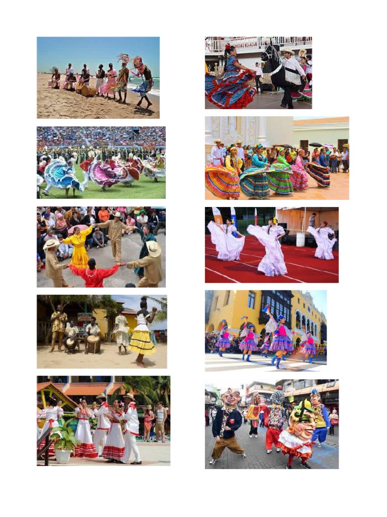 10 Imagenes de Ritmos Bailables de Centroamericxa | PDF