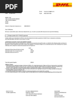 DHL Emailship Shipment Form Guide | PDF | Invoice | Customs