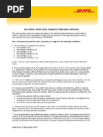 DHL Express Standard Services Surcharges 2025 v2 | PDF | Dangerous Goods | Customs