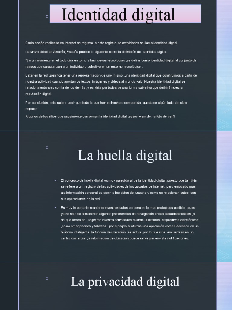 Identidad Digital | PDF | Internet | Información