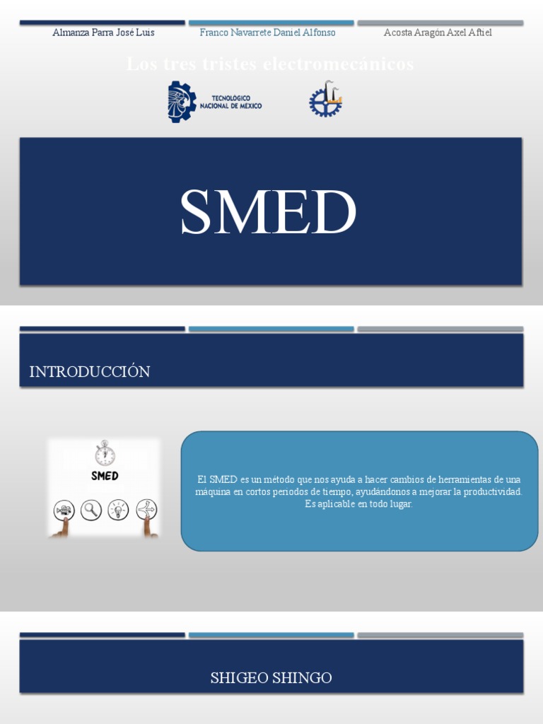 SMED: Eficiencia en Cambios de Herramientas | PDF | Tecnología