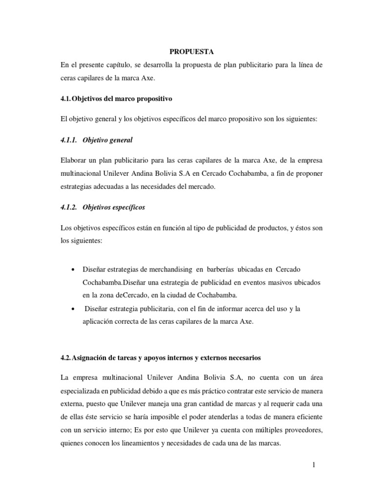 Ejemplo Propuesta 2 | PDF | Publicidad | Marca