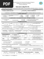 7 - Ficha TB 813 Sivigila 2018 - NUEVA | PDF | Tuberculosis | Mycobacterium