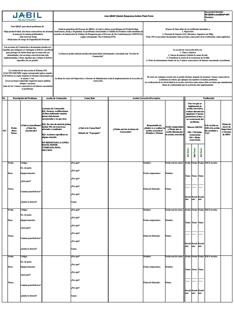 QRAP 16 Final Jabil | PDF | Informática