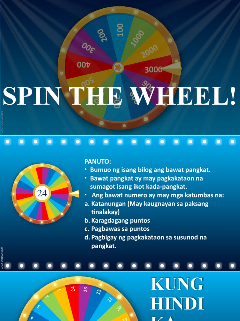 Spin The Wheel! | PDF