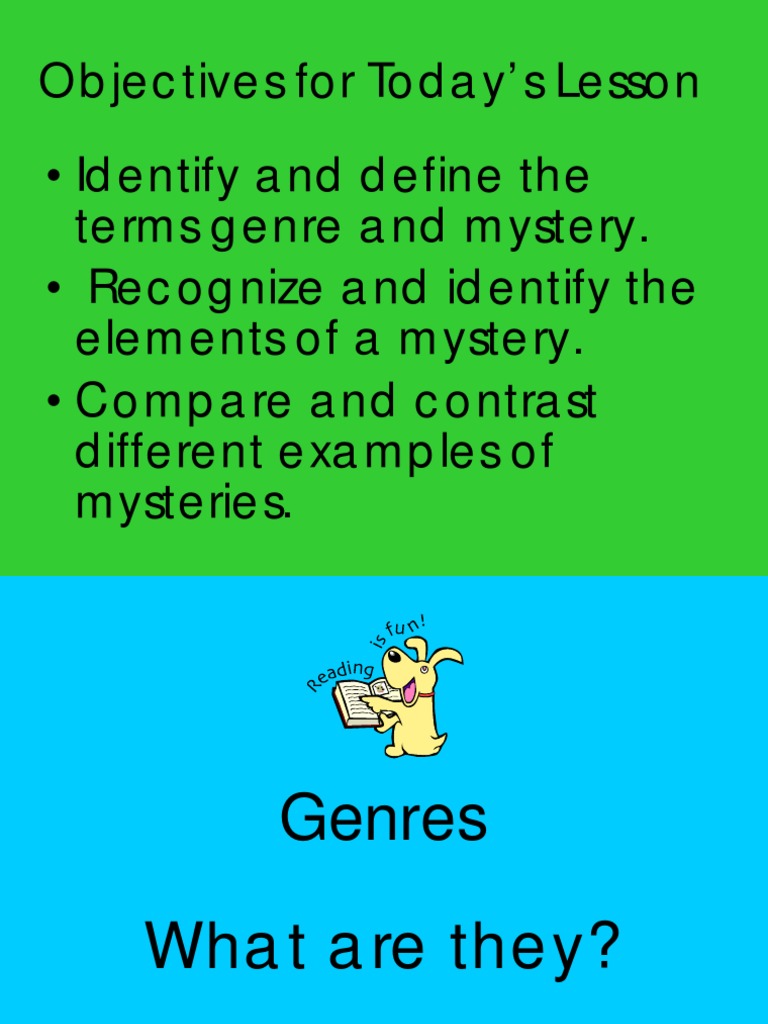 Mysteries Powerpoint Presentation-1 | PDF | Mystery Fiction | Detective