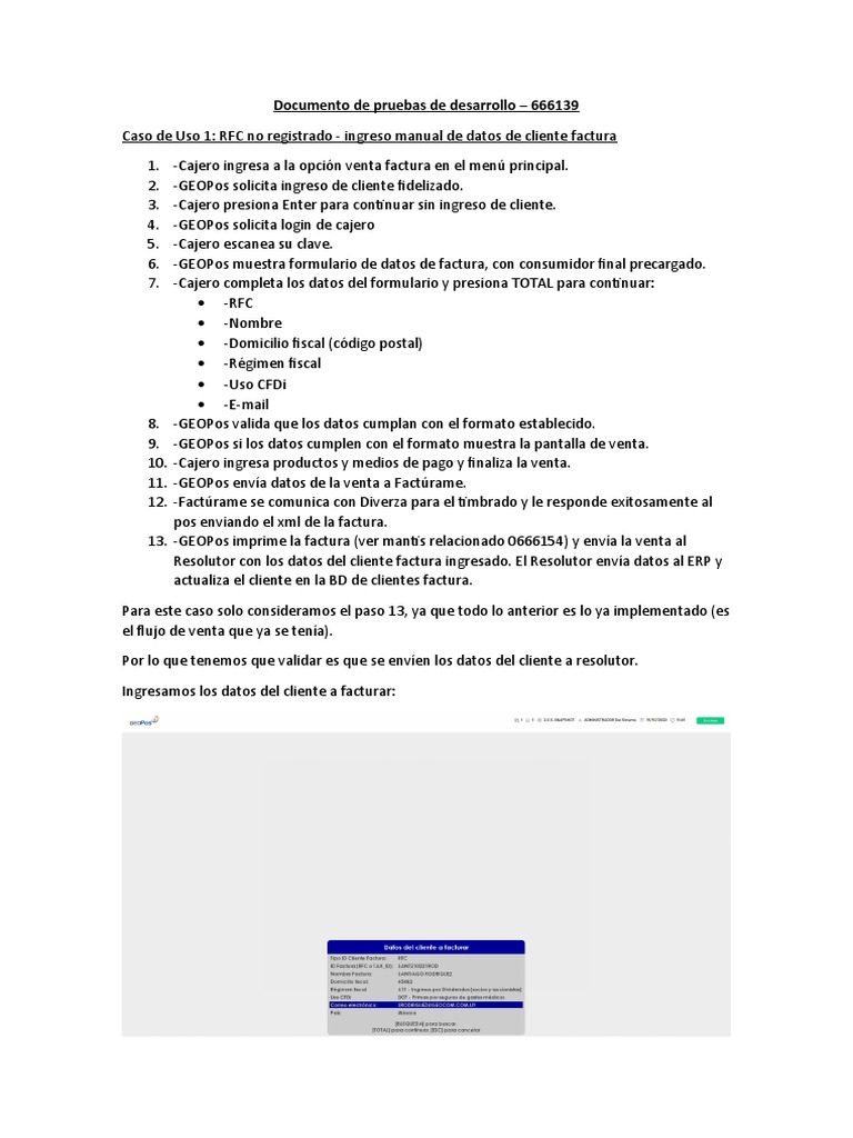 Documento de Pruebas de Desarrollo - 666139 | PDF | Software | Informática