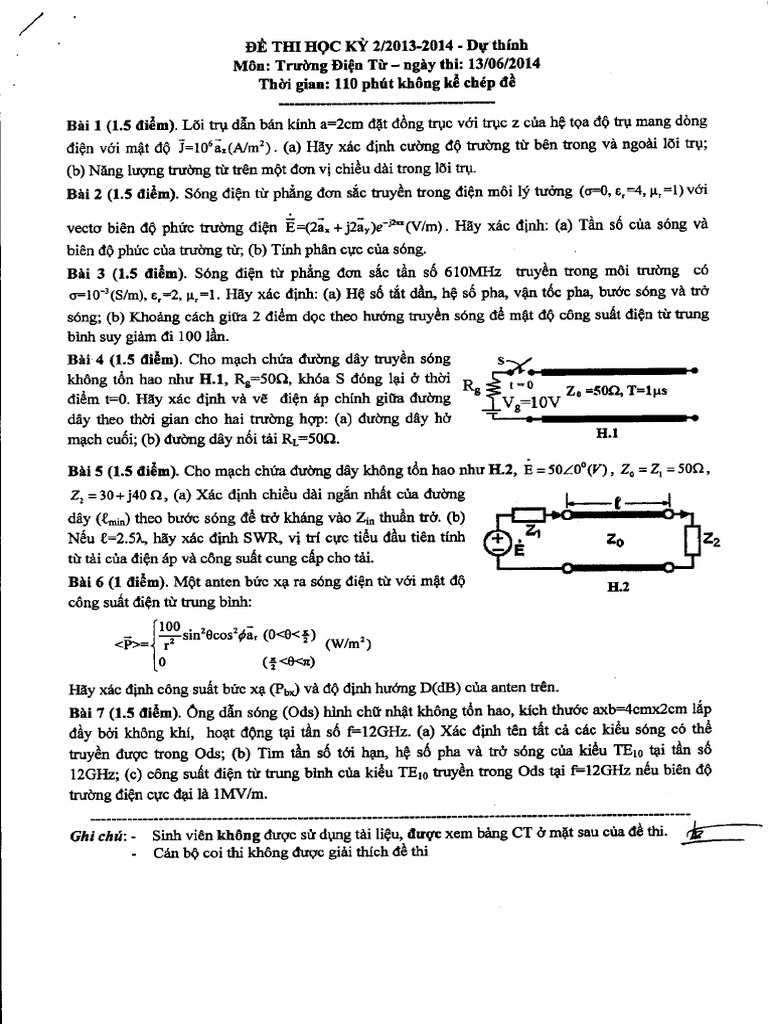132DT EE2003 TruongDienTu | PDF