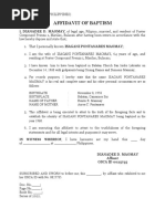 Affidavit of Non Enrollment | PDF | Social Science