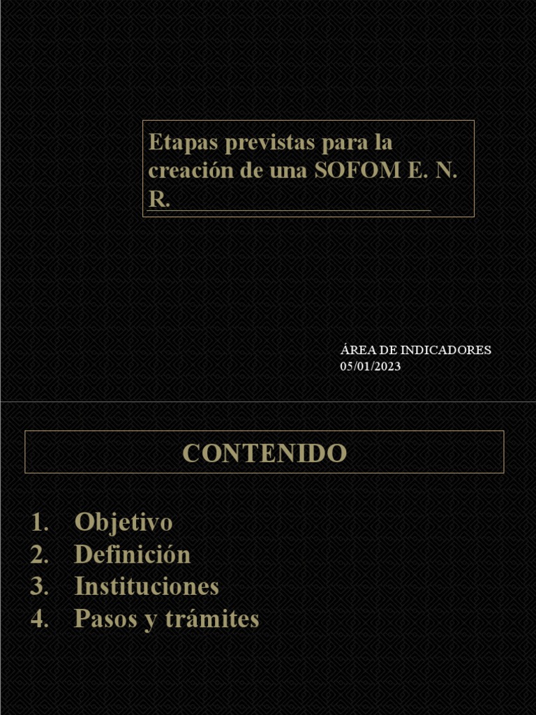 Presentación SOFOM Ene23 | PDF | Corporaciones | Industrias de servicio