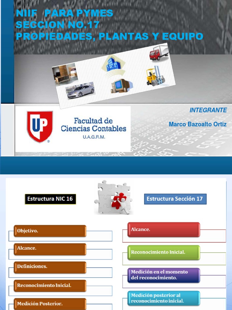 Contabilización de Propiedades, Planta y Equipo bajo NIIF para Pymes | PDF | Depreciación ...