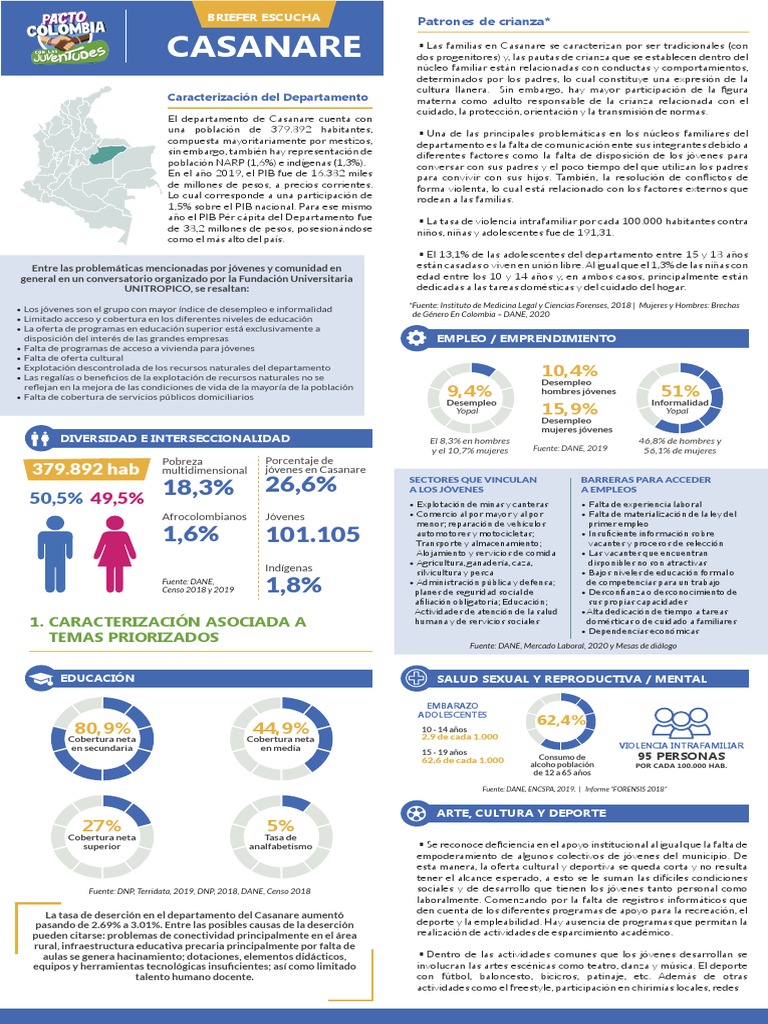 CASANARE | PDF | Juventud | Iniciativa empresarial