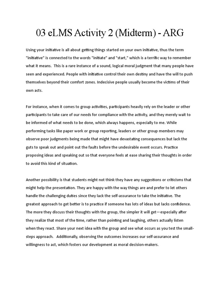 03 eLMS Activity 2 (Midterm) - ARG-Ethics | PDF